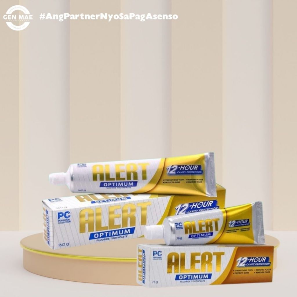 PERSONAL COLLECTION ALERT OPTIMUM FLOURIDE TOOTHPASTE 160G | Shopee ...