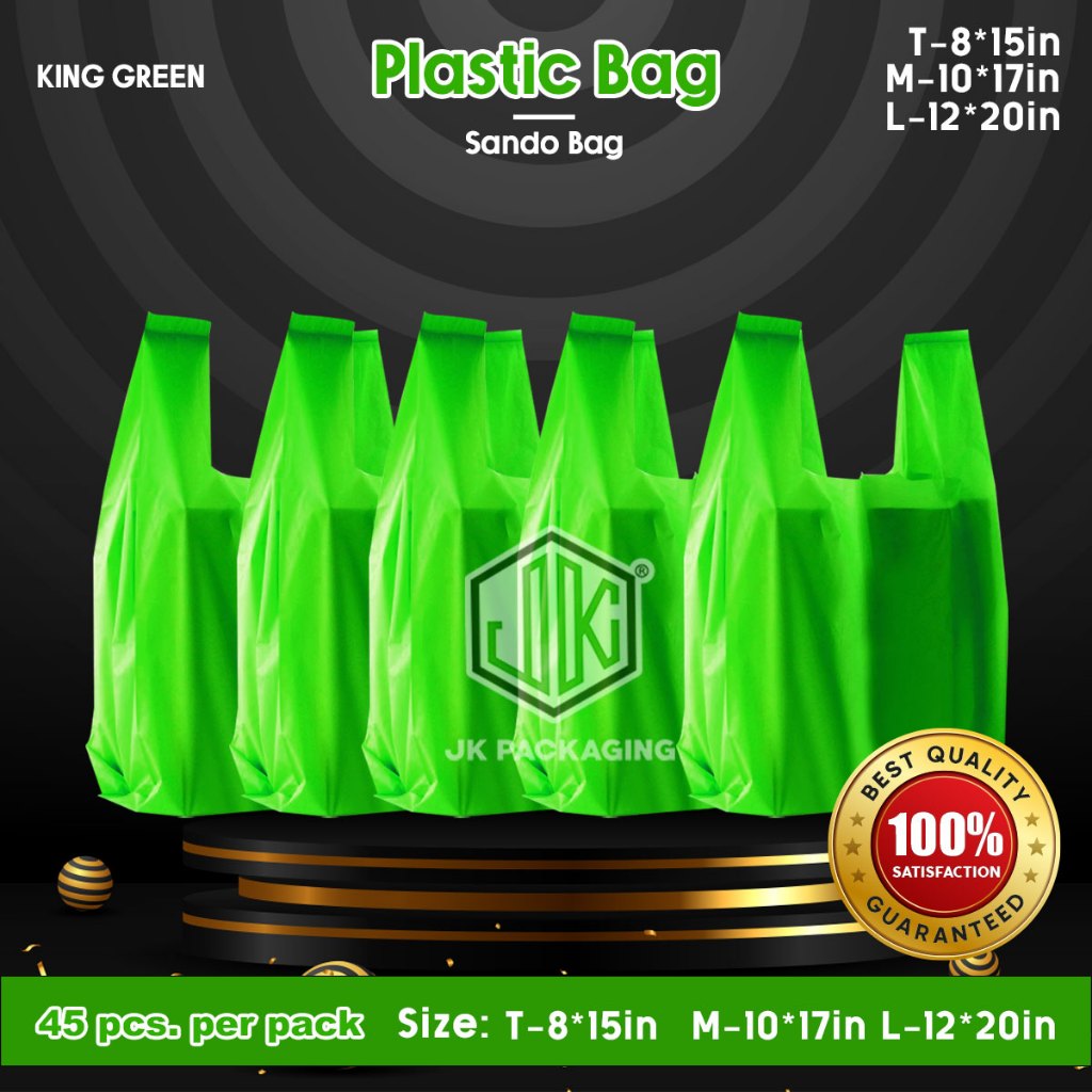 Plastic Sando Bag ( Assorted Color ) [ 45 PCS. per pack ] | Shopee ...