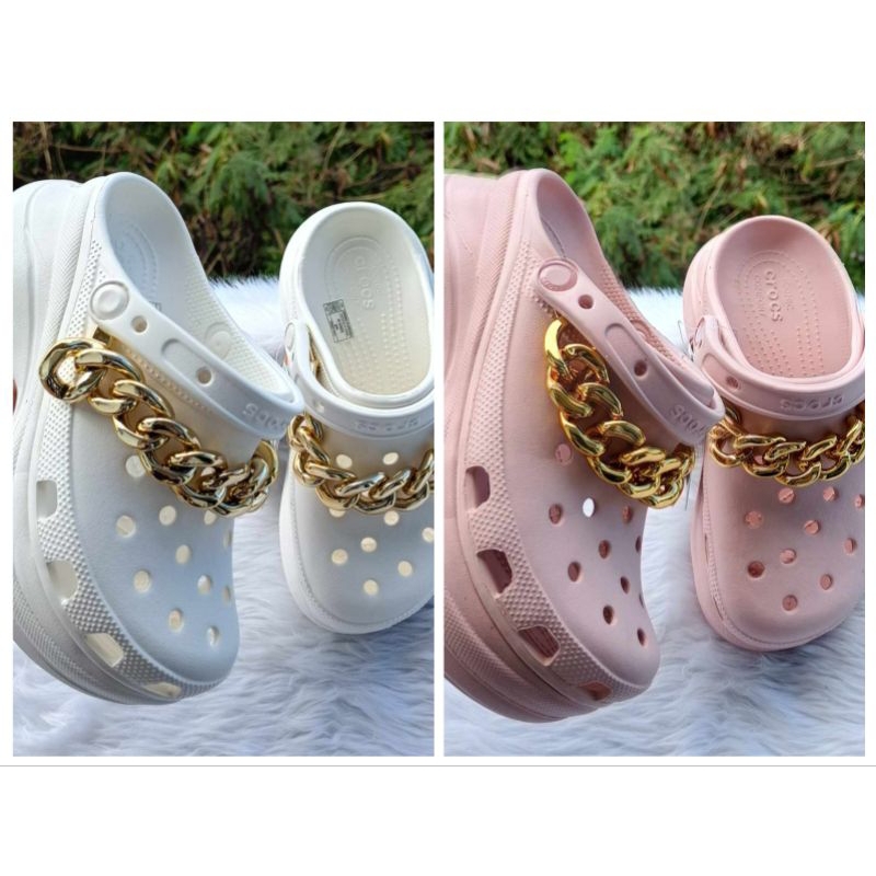 BAE CLOG CHAIN FOR HER WITH ECOBAG!!! (LESS 1 SIZE TO YOUR ORIGINAL ...