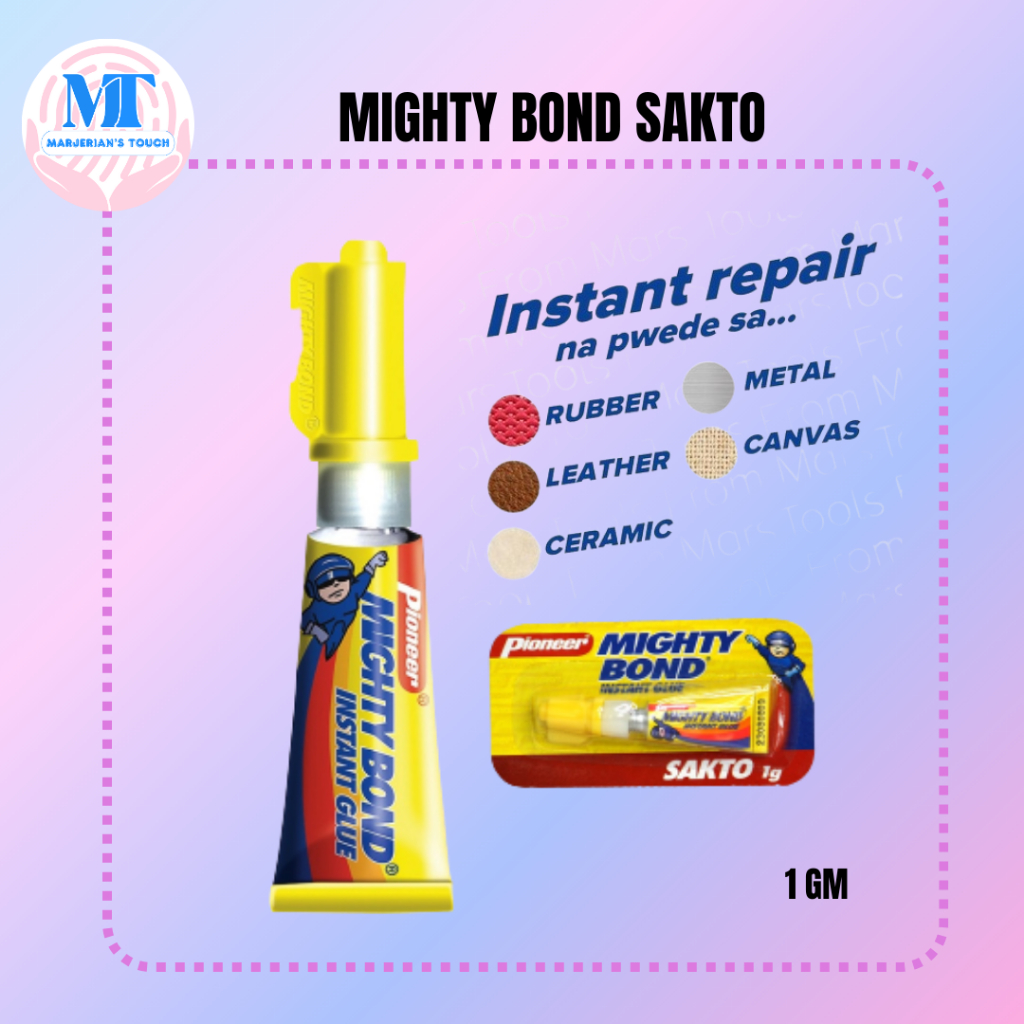 PIONEER MIGHTY BOND 1G SAKTO STRIP SOLD PER PIECE INSTANT GLUE THAT ...