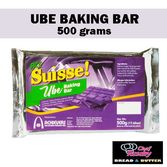 Ube Chocolate Baking Bar for Cakes (500 grams) | Shopee Philippines