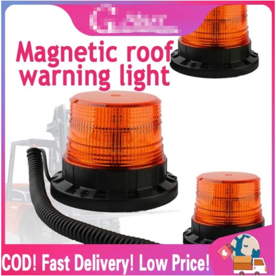 LED Warning Blinker Emergency Beacon Light Lamp Strobe Flash Magnetic ...