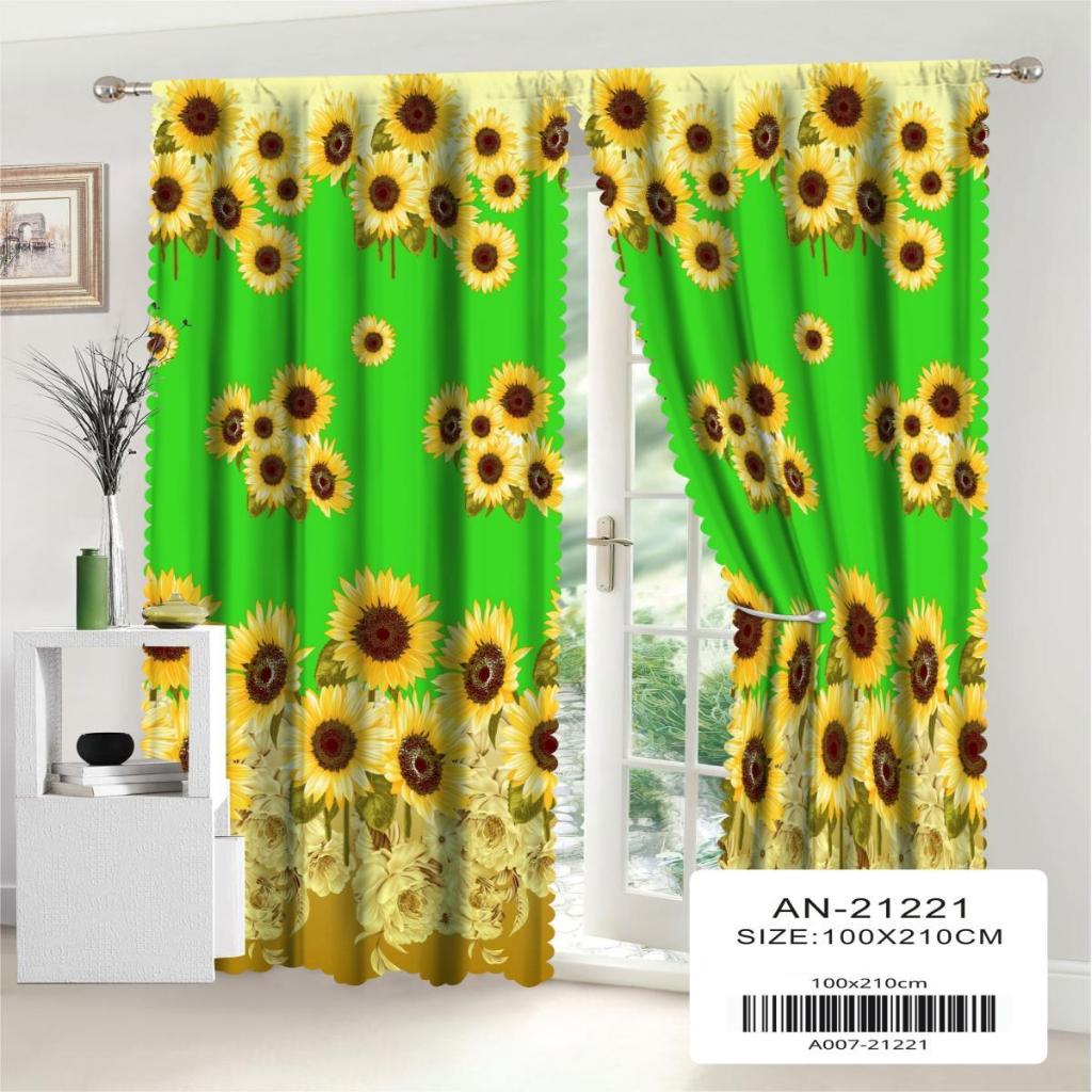 Curtain New Design 100x210CM Curtain Kurtina Door Curtain Lace Curtain ...