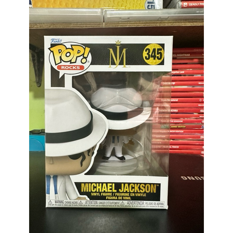 Authentic Funko Pop! MJ Michael Jackson 345 with Protector | Shopee ...