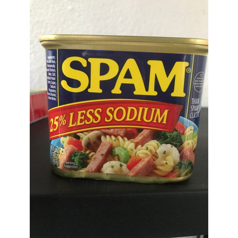 SALE!!! SPAM ORIGINAL FROM US (CLASSIC & 25% LESS SODIUM) | Shopee ...