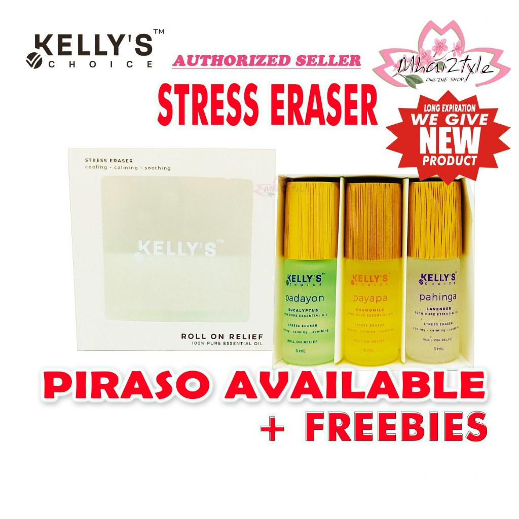 KELLYS CHOICE STRESS ERASER ROLL ON RELIEF OR BREATH LOVE DIFFUSER ...