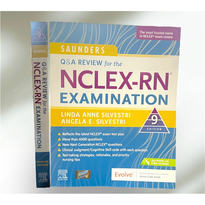 Saunders Q&A Nclex-Rn Examination 9th Edition | Shopee Philippines