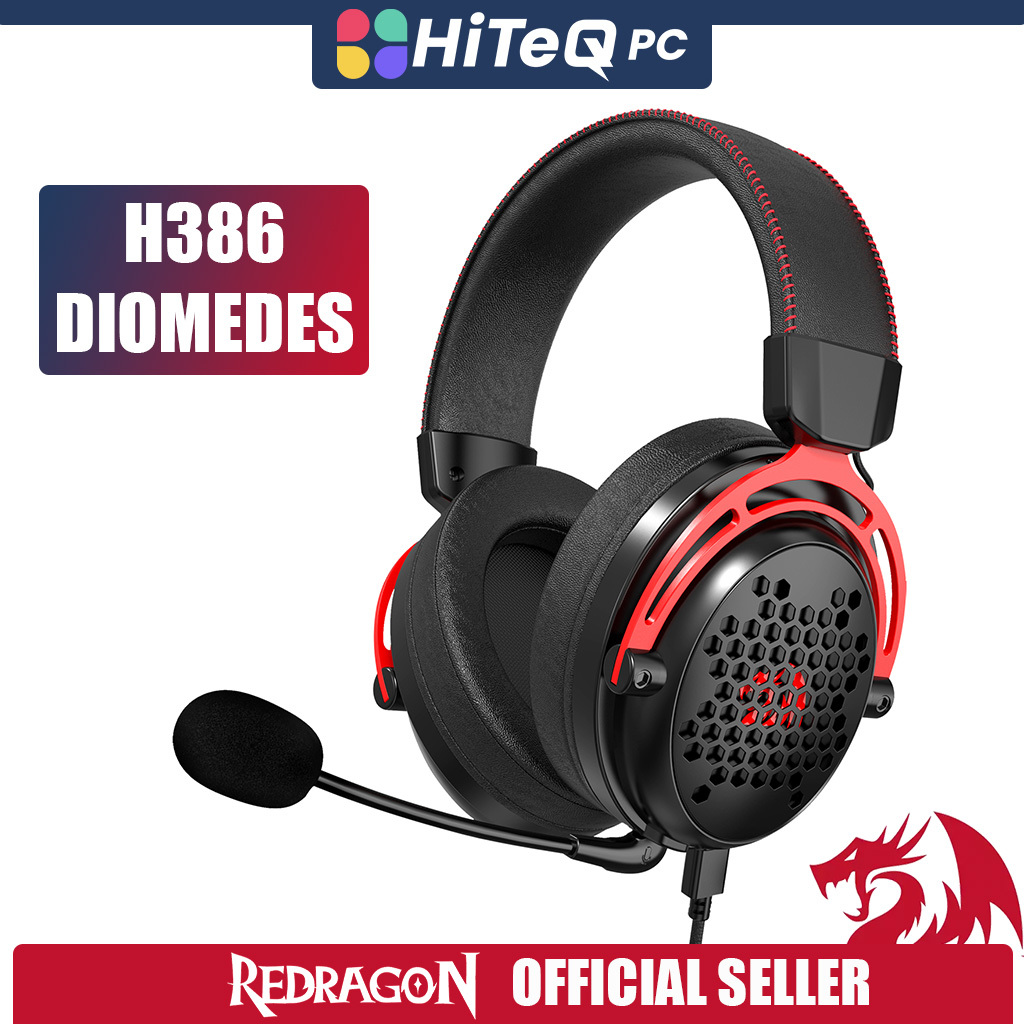 HiteqPC | Redragon H386 Diomedes Wired Gaming Headset | Shopee Philippines