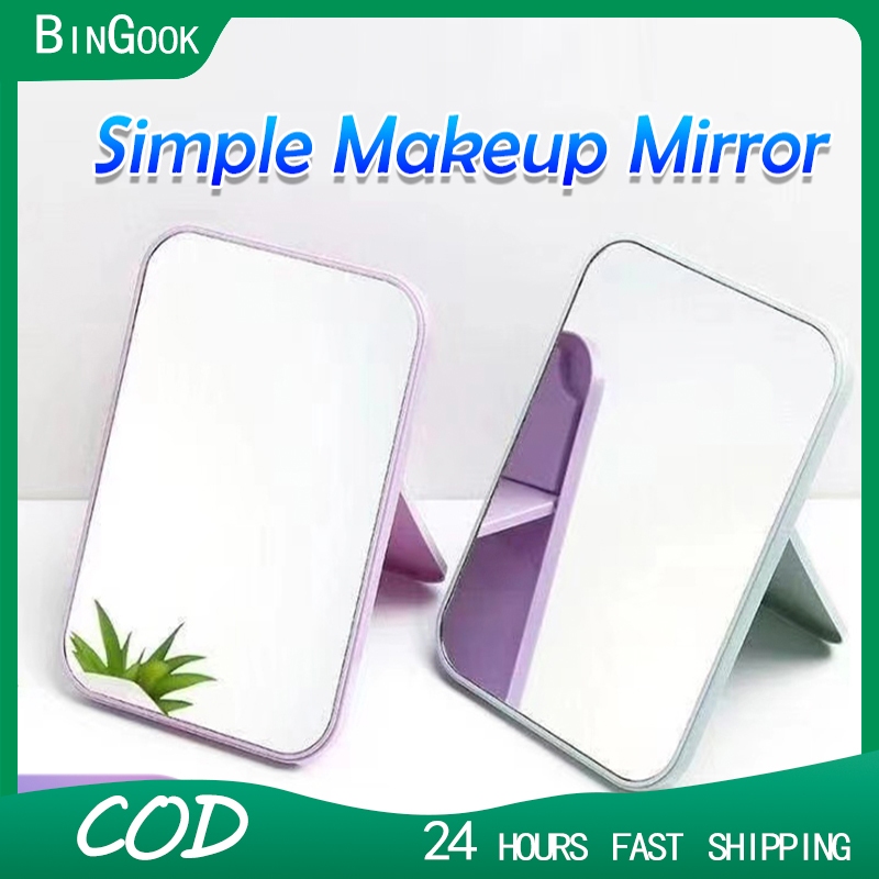 【Fast Delivery】Face Makeup Mirror Desktop Vanity Mirror Large Folding ...