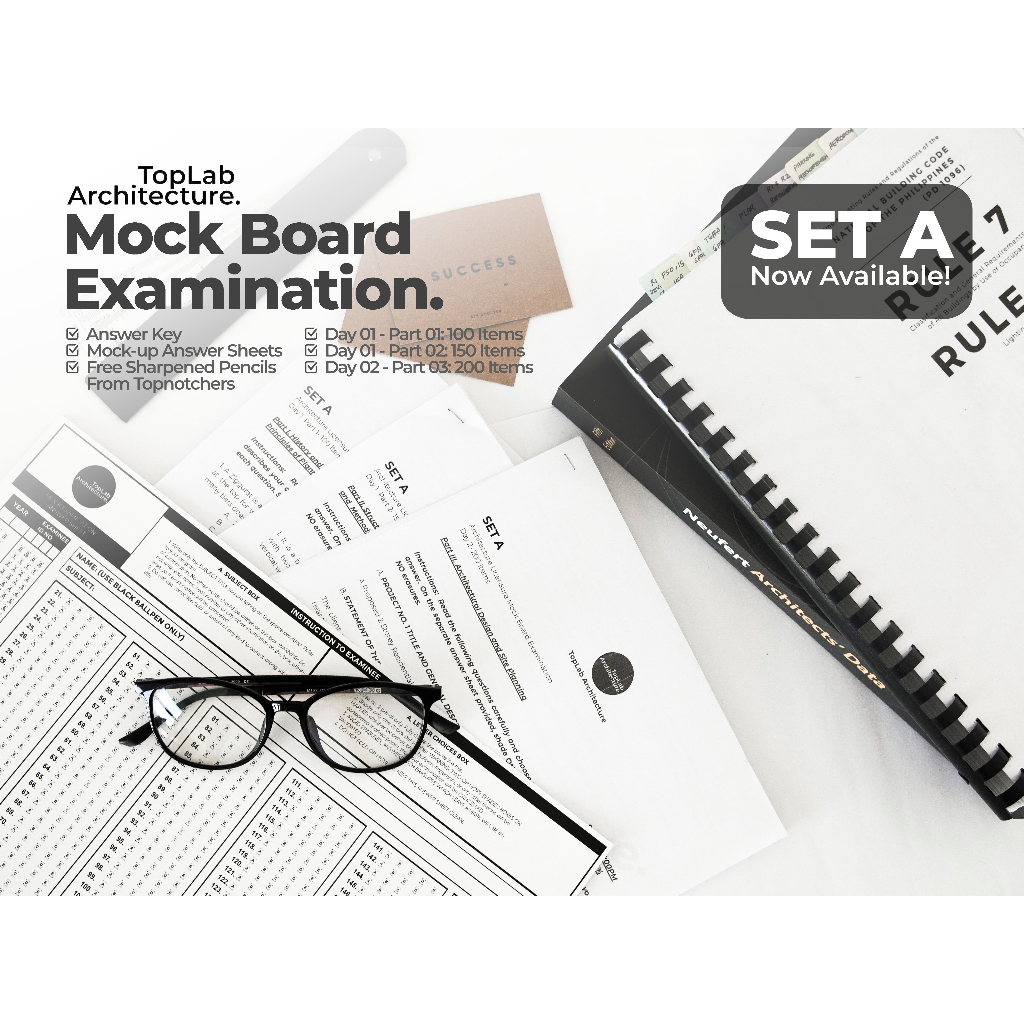 Toplab Architecture ALE Mock Board Examination with free sharpened ...