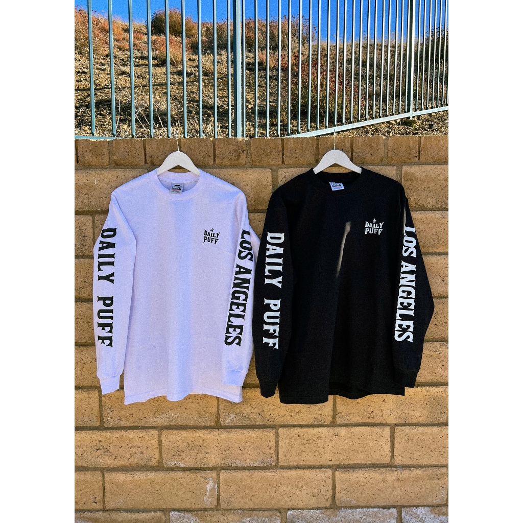 DAILY PUFF PREMIUM LONG SLEEVE | OG LOGO | 6.5 OZ 100% US COTTON ...