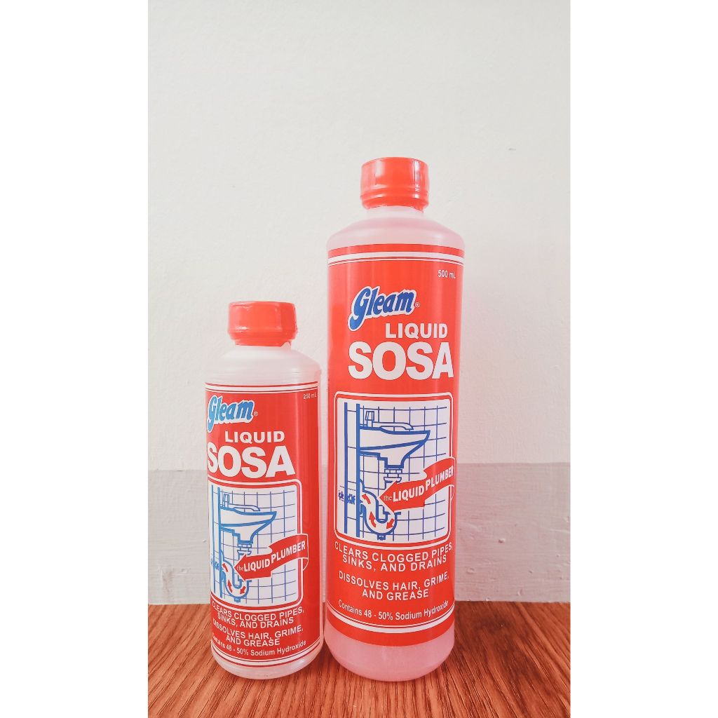 Gleam Liquid Sosa 250ml/500ml | Shopee Philippines