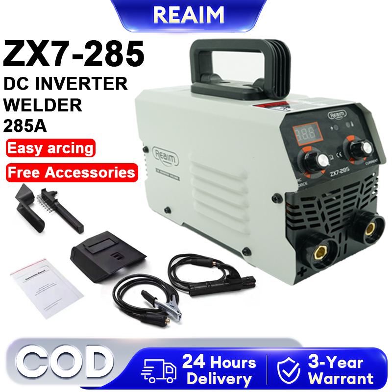 REAIM Welding Machine ZX7-285 Portable IGBT Inverter MMA Welder High ...
