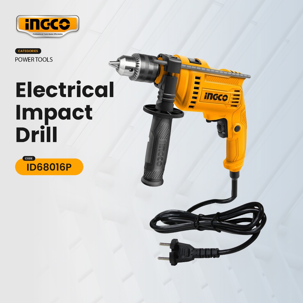 Ingco Impact Drill 13mm With Hammer Function 680W ID68016P SS Power ...