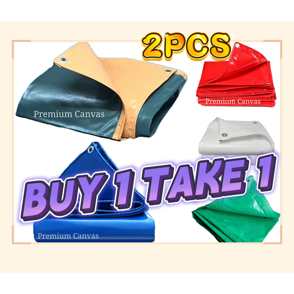 BUY 1 TAKE 1 LONA 4FTx6FT TRAPAL TOLDA Tarpaulin 6FTx6FT | Shopee ...