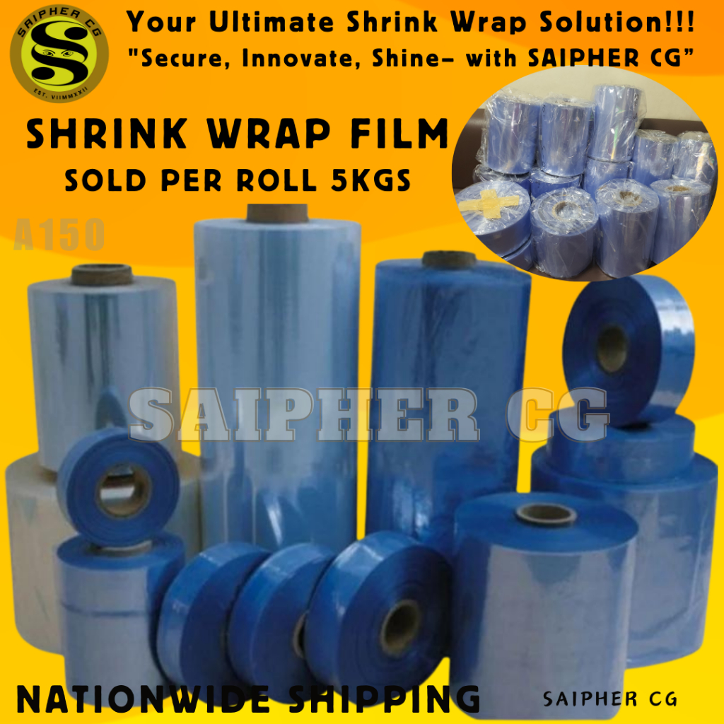 5KGS Premium Roll Shrink Wrap Plastic Packaging /Shrinkable Plastic ...