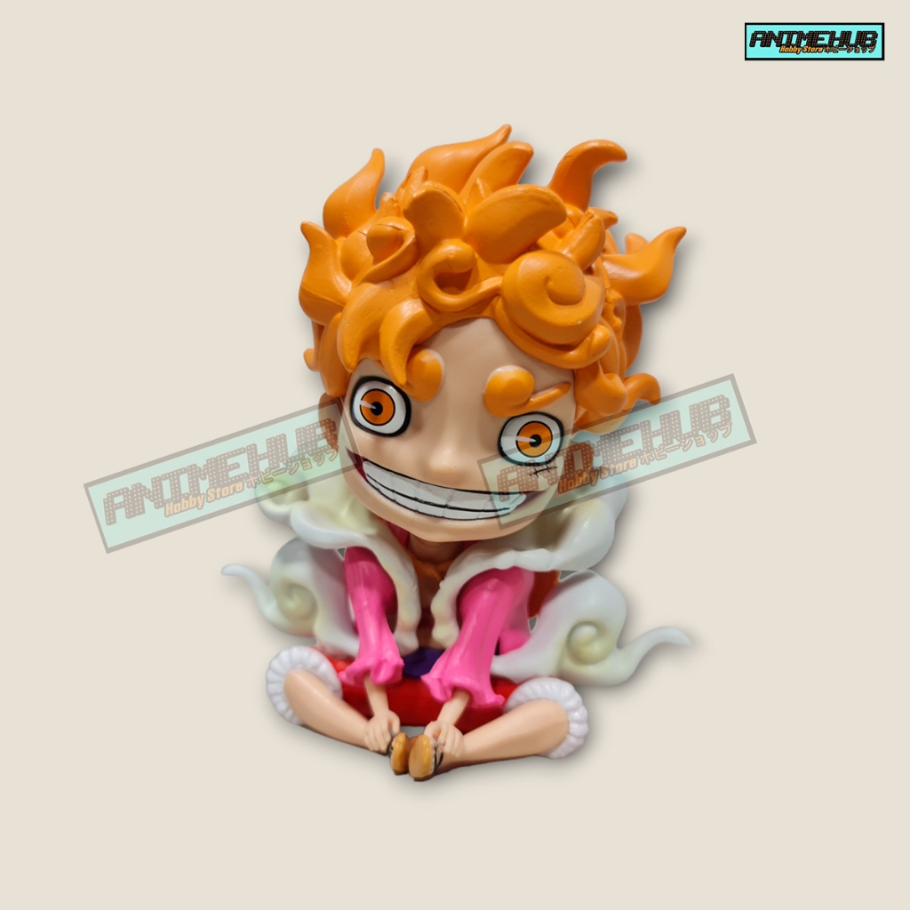 GK Knock Off One Piece Luffy Gear 5 Chibi Red | Shopee Philippines