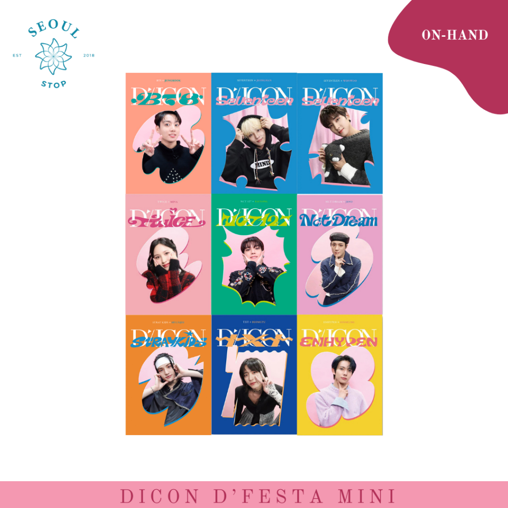[ON-HAND] DICON D’FESTA MINI EDITION SEALED [SKZ, TWICE, NCT 127, NCT ...