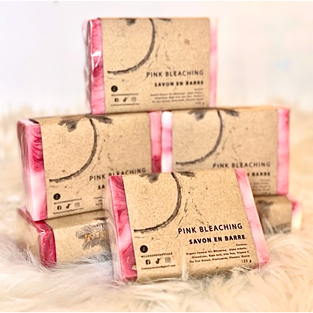 Pink Bleaching Soap 135g, Reduces dark spots and hyperpigmentation ...