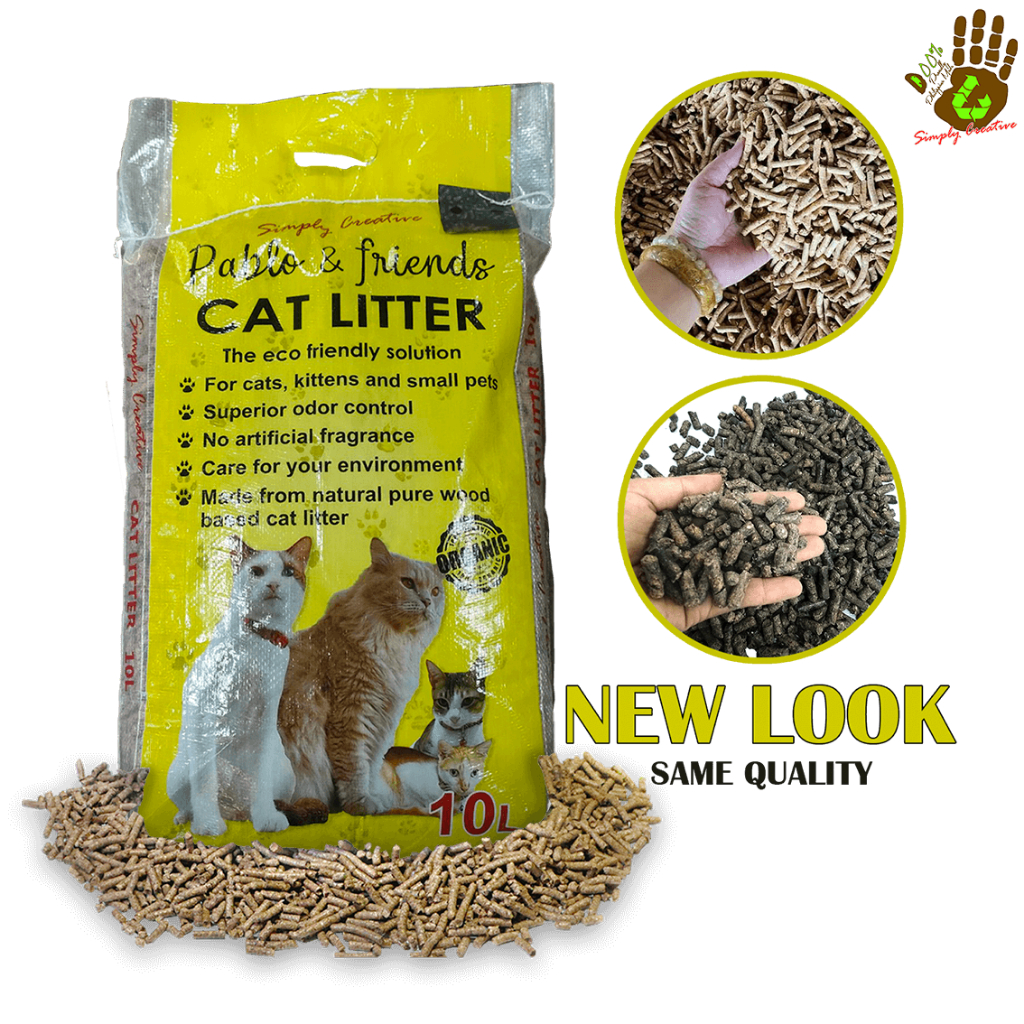 Simply Creative Wood Based - Cat Litter 10Liters | Shopee Philippines