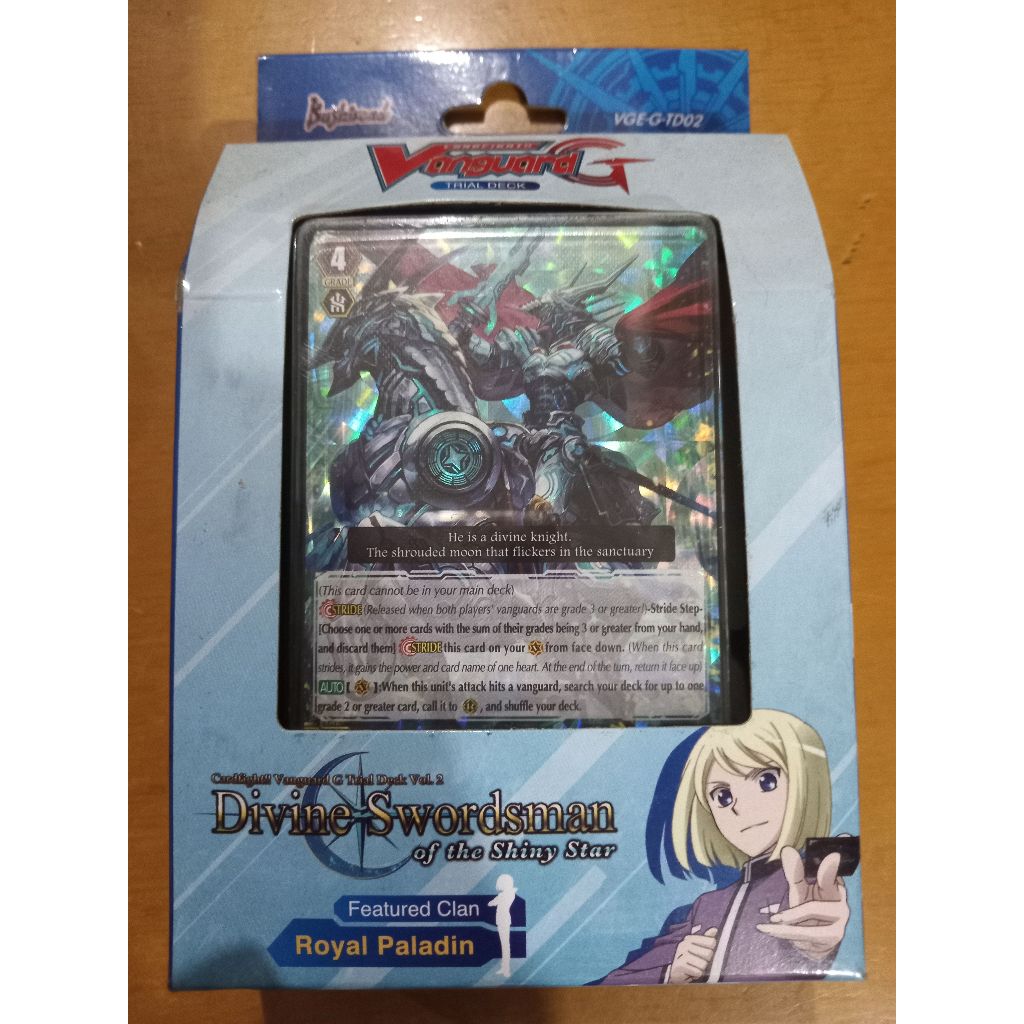 CFV Divine Swordsman of the Shiny Star Trial Deck Royal Paladin Cardfight Vanguard English (G ...