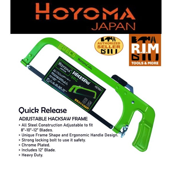 HOYOMA JAPAN Hacksaw Tools for Metal Bakal Plastic at Kahoy wood ...
