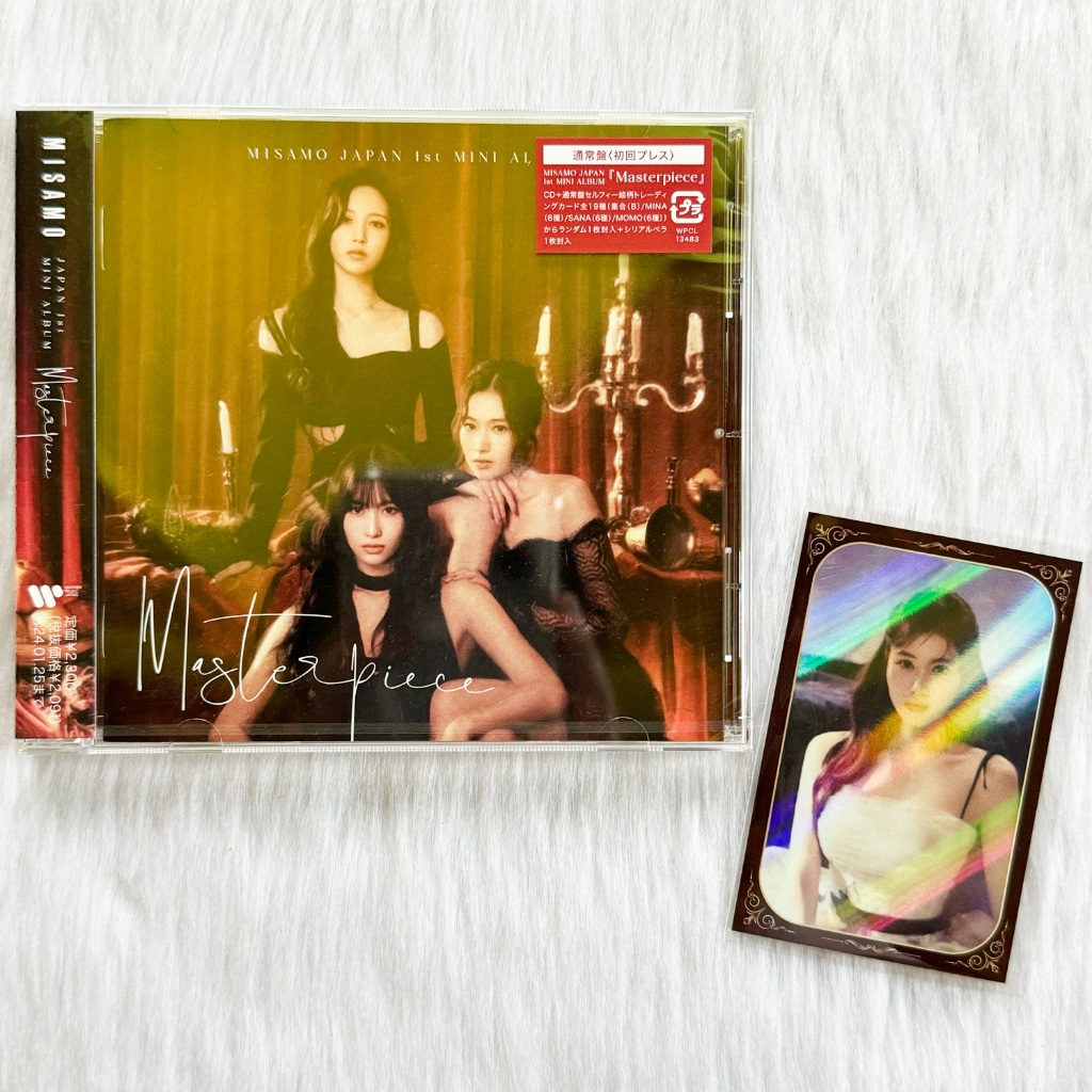 TWICE MISAMO Masterpiece Japan Album with WithMUU POB Photocard [Regular Edition] (Sealed ...