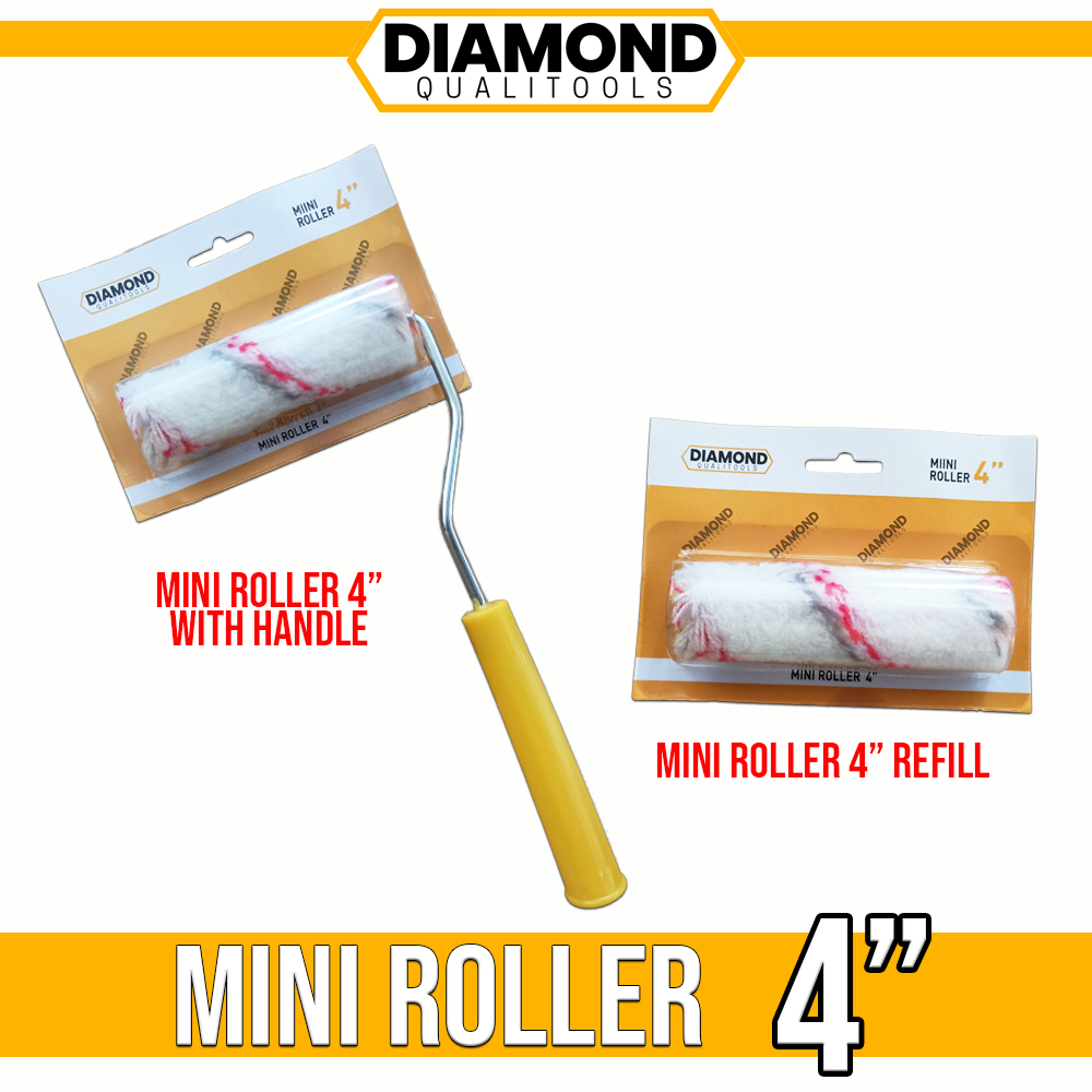 Cotton Baby Mini Roller Paint with Handle and Refill Only | Shopee ...