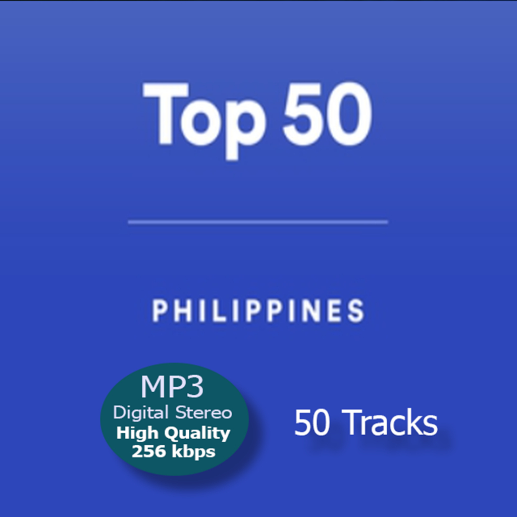 TOP 50 PHILIPPINES JANUARY 2024 50Tracks 256kbps Mp3 music CD | Shopee ...