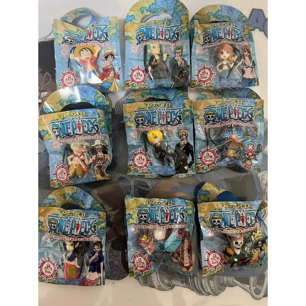 One Piece WCF Mini Strap Strawhat Pirates (Set Only) | Shopee Philippines