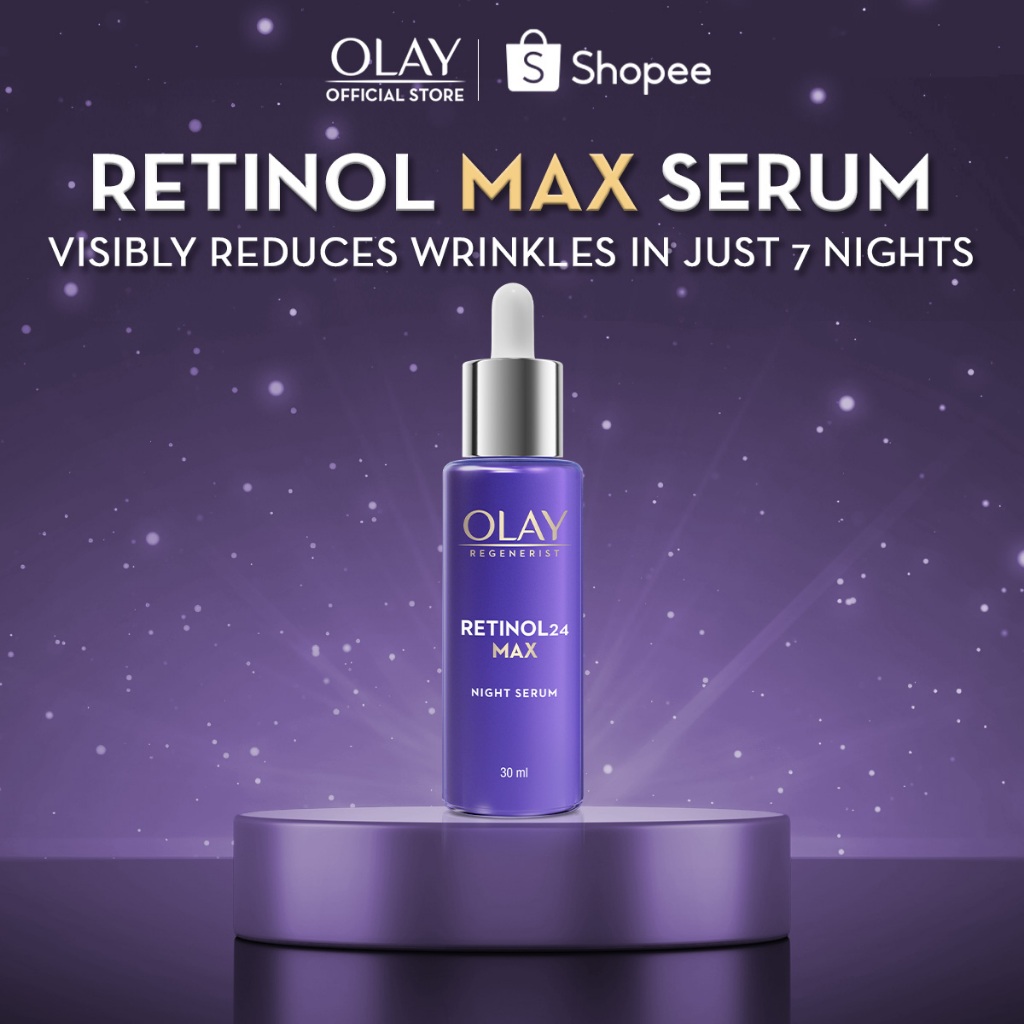 Olay Retinol 24 MAX Anti Aging Serum Skincare 30ml | Shopee Philippines