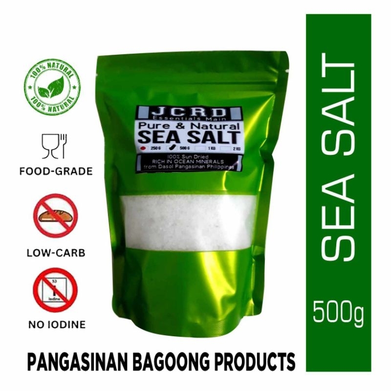 Natural Sea Salt 12kg From Dasol Pangasinan Organic Shopee Philippines