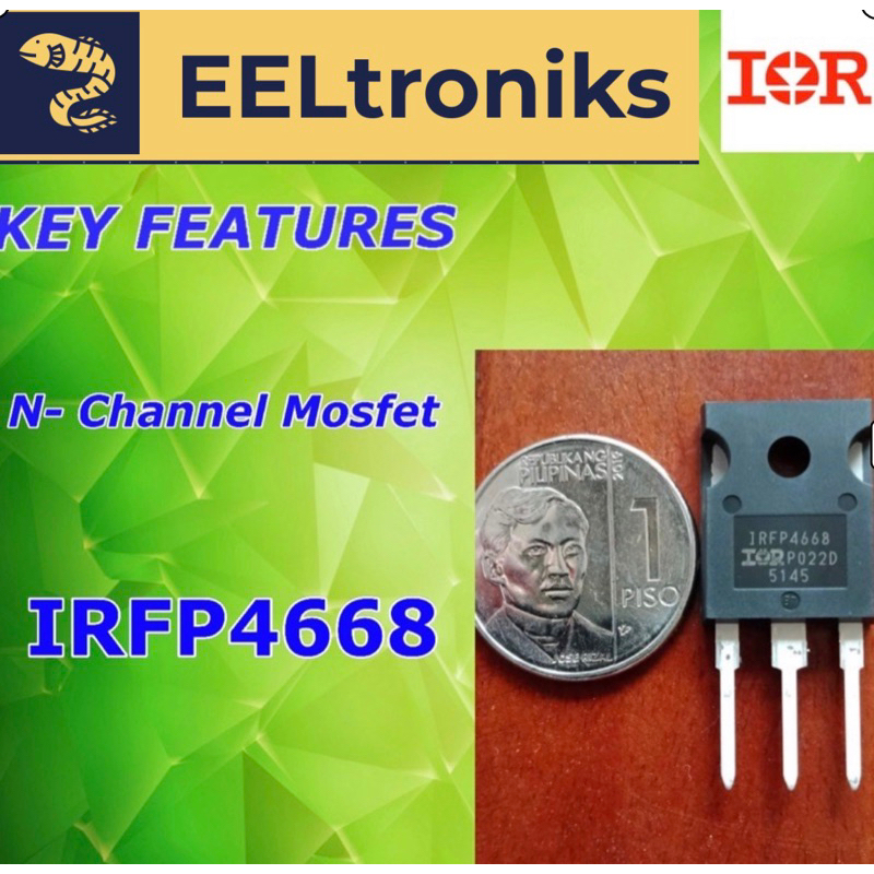 TRANSISTOR IRFP4668 N-CHANNEL MOSFET ORIGINAL USED 1PC | Shopee Philippines