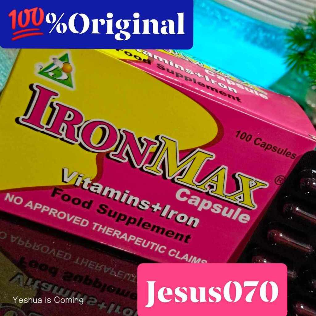 IRONMAX Capsules | Multivitamins + Iron | Shopee Philippines