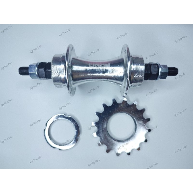 Fixie hub 32 holes rear only with 16t cogs and lockring Ligon Focus ...