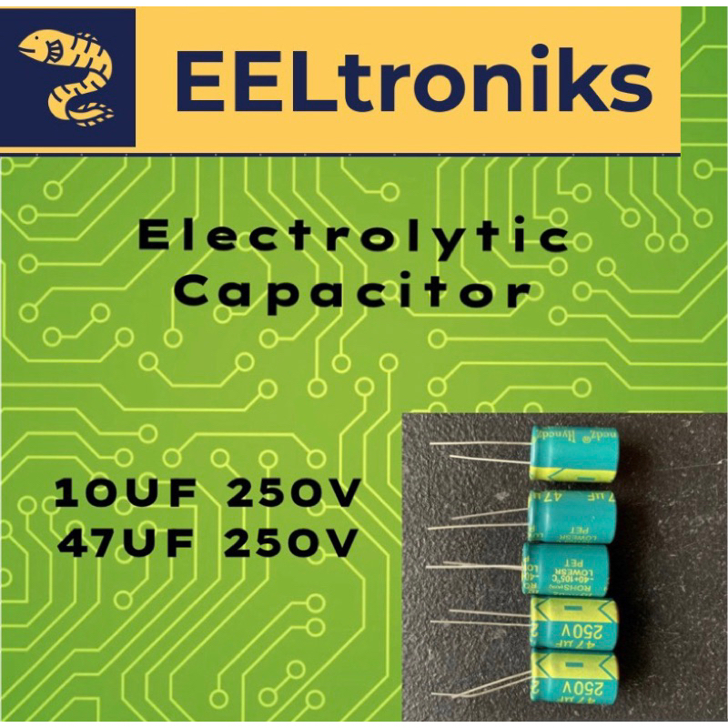 10 UF 250 V / 47 UF 250 V 10UF 250V 47UF 250V ELECTROLYTIC CAPACITOR ...