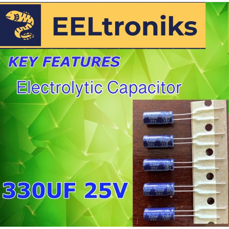 330UF 25V 330 UF 25 V ELECTROLYTIC CAPACITOR 10pcs/Set | Shopee Philippines