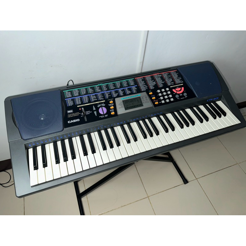 Casio CTK-501 Piano Keyboard Organ 61 Keys | Shopee Philippines