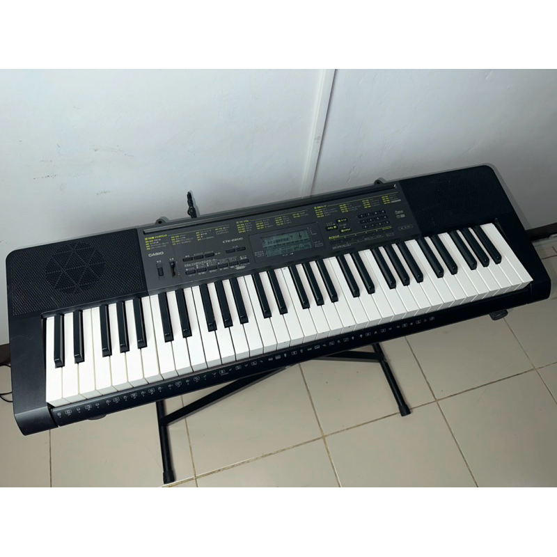 Casio CTK-2200 Piano Keyboard Organ 61 Semi Weighted Keys | Shopee ...