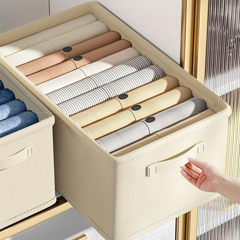 Clothes Storage Organizer Box Drawer Closet Wardrobe Foldable Baby ...
