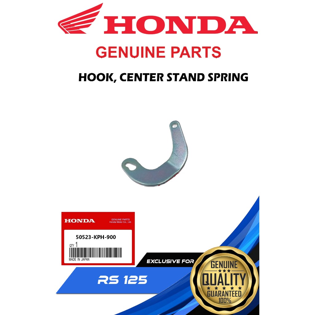 HONDA GENUINE HOOK, CENTER STAND SPRING FOR RS 125 CARB ( 50523-KPH-900 ...