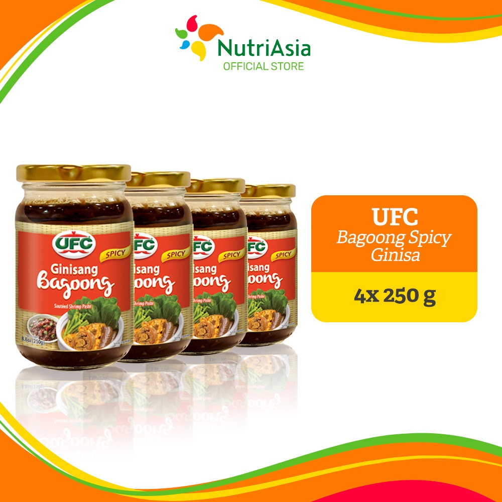 UFC Bagoong Spicy Ginisa 250g Bundle of 4 | Shopee Philippines