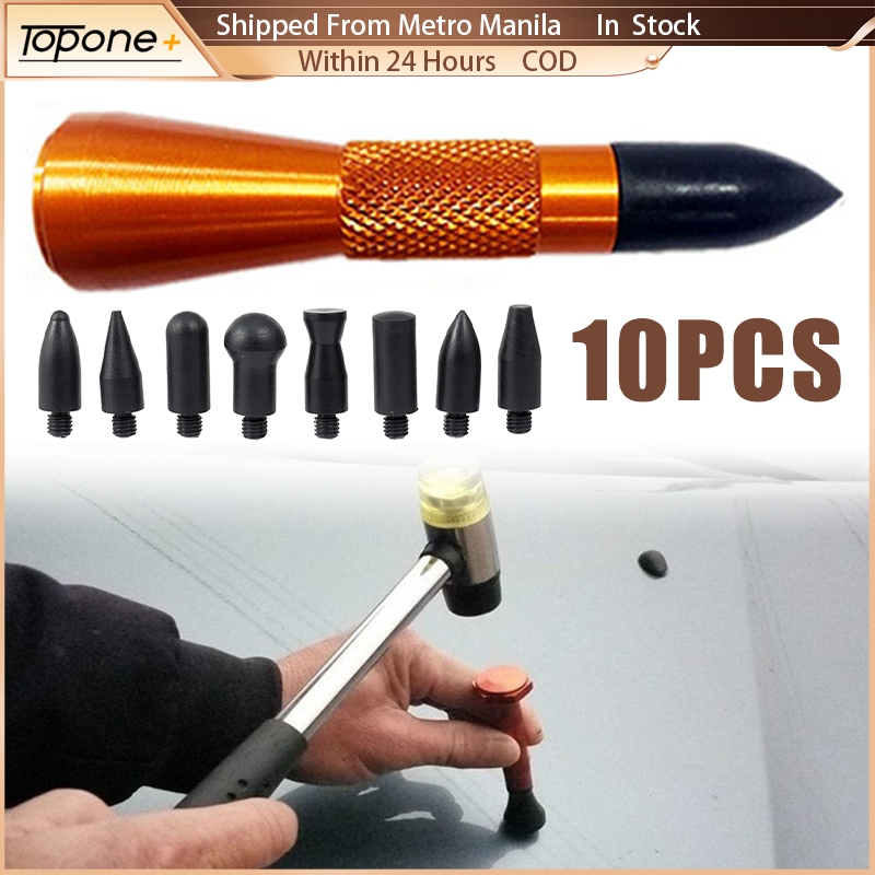 Car Dent Repair Pen Kit Tap Down Pen with 9 Heads Tips Dent Removal ...
