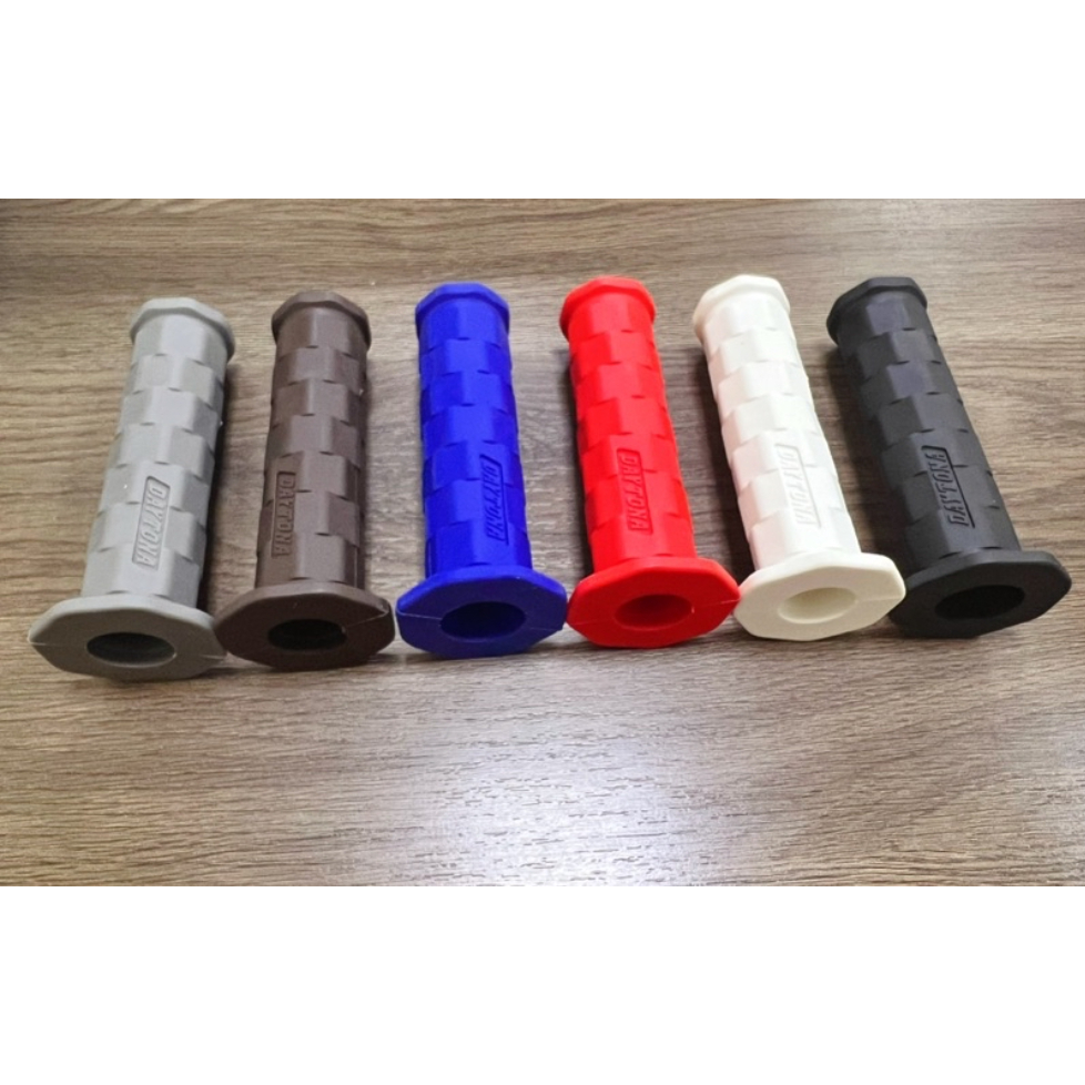 UNIVERSAL Handle Grip Rubber (DAY TONA)For Motorcycle 1 pair | easy to ...