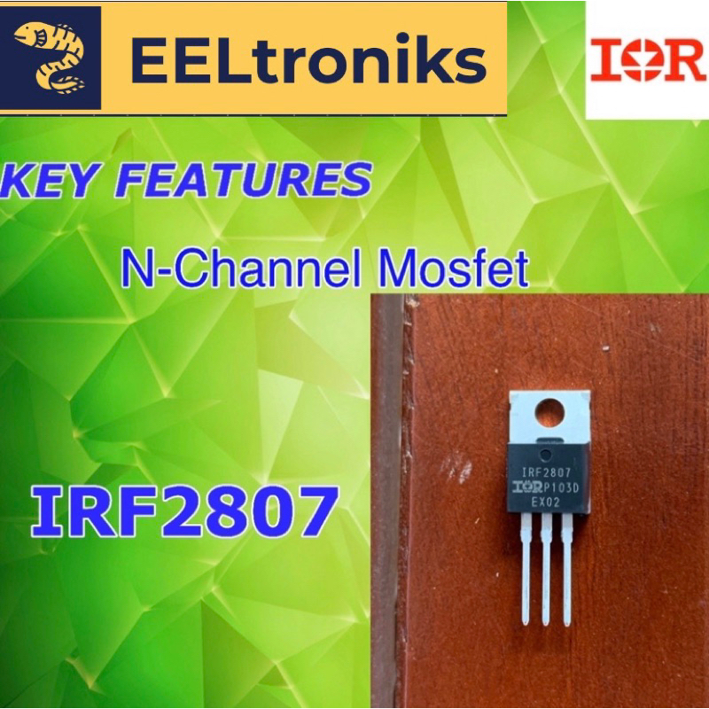 TRANSISTOR IRF2807 N-CHANNEL MOSFET | Shopee Philippines