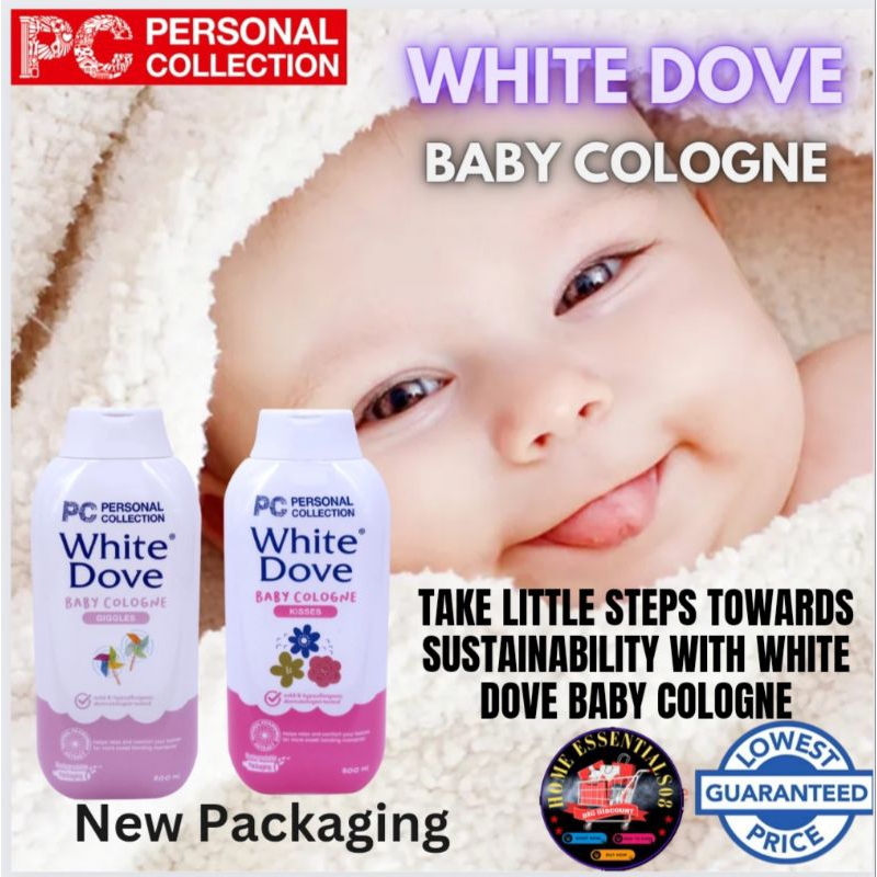 WHITE DOVE BABY COLOGNE KISSES AND GIGGLES NEW PACKAGING 200ML | Shopee ...