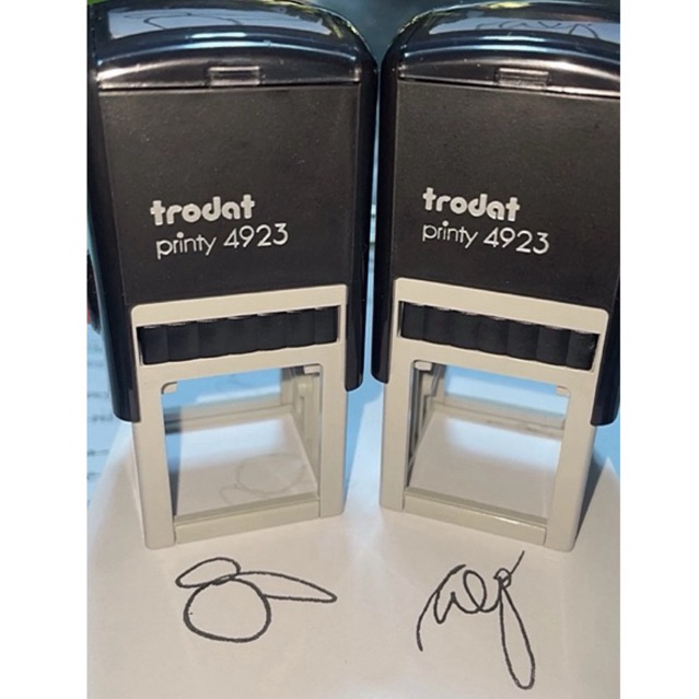 Square Type Trodat Printy Self Inking Stamp ( Signature, Logo, etc ...
