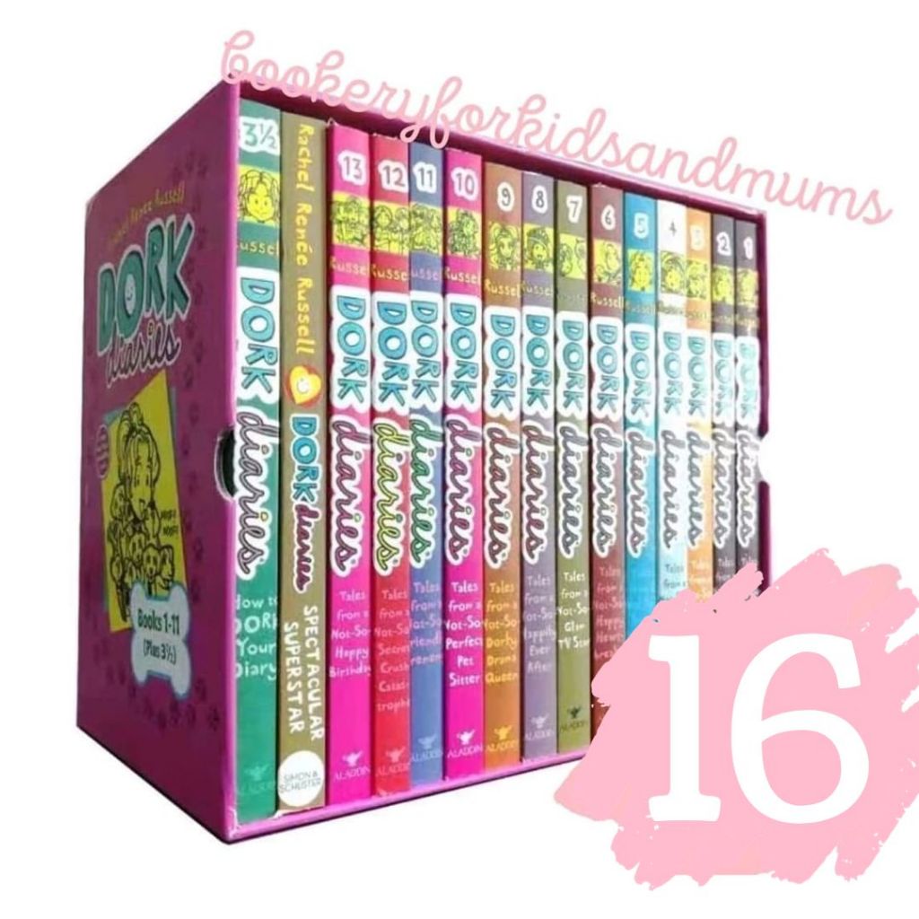 Dork Diaries 16 books (brand new softcover, BOX SET with slight DENTS ...