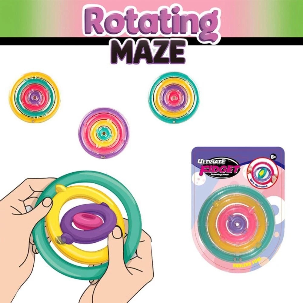 Rotating Maze 3D Versatile Toys Rainbow Maze Gyroscope | Shopee Philippines
