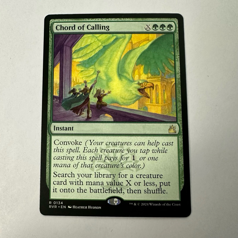 CHORD OF CALLING | RVR | GREEN MTG MAGIC THE GATHERING | Shopee Philippines